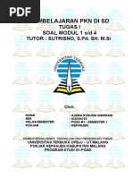 Contoh Cover Tugas TUTON | PDF