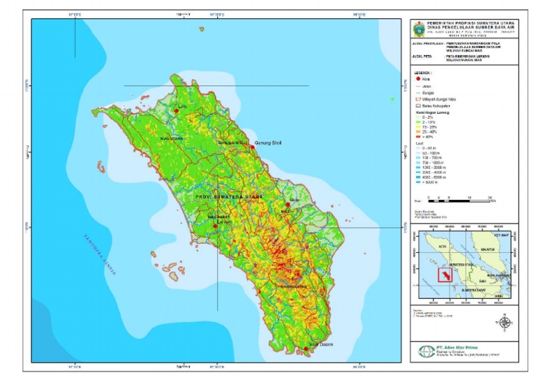 3 - Peta Lereng | PDF