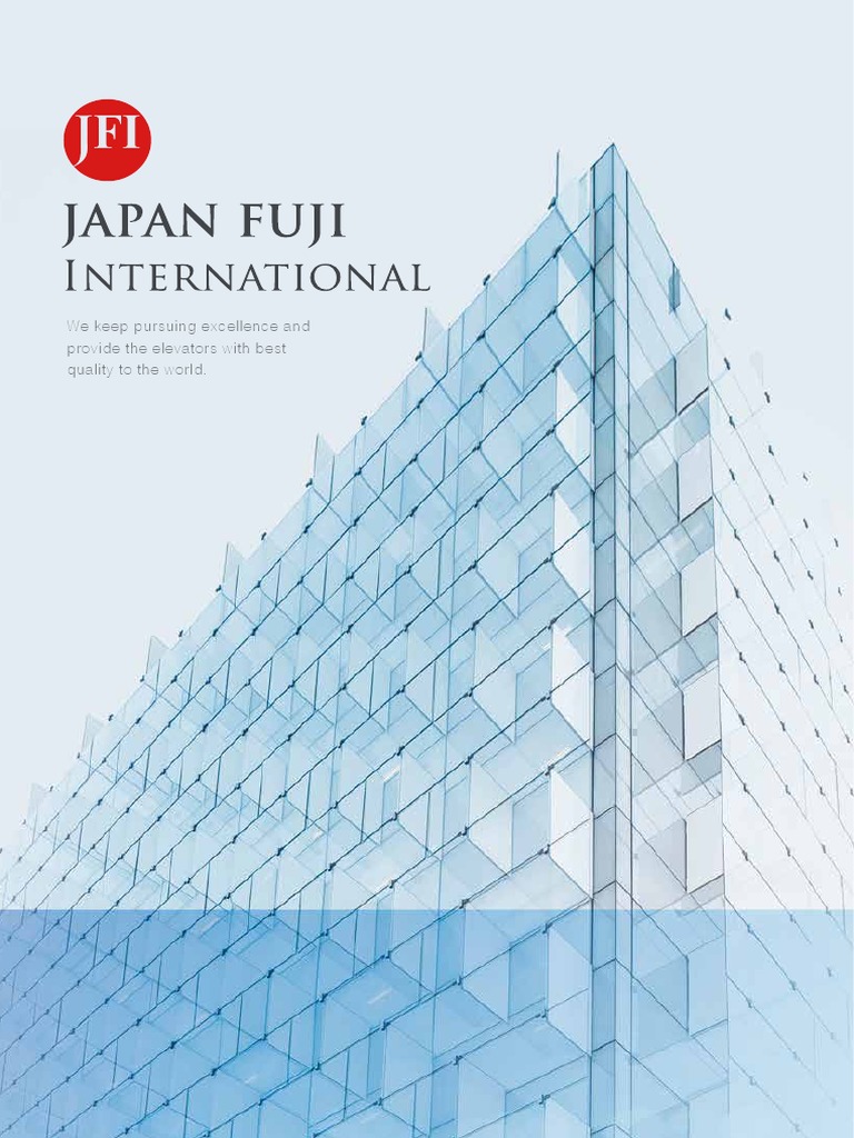 JAPAN FUJI - Products Catalogue | PDF | Elevator | Door