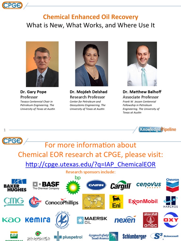 Chemical EOR | PDF | Enhanced Oil Recovery | Foam