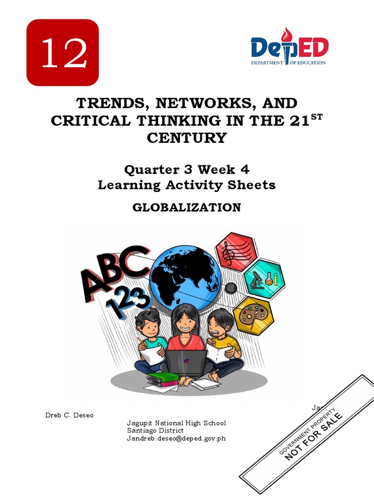 Q3 - Trends, Networks & Critical Thinking - Week 4 | PDF