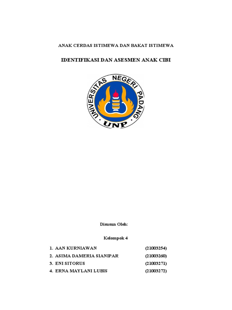 Identifikasi Dan Asesmen Anak Cibi | PDF