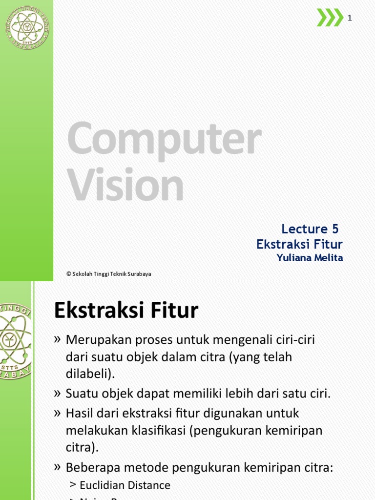 005 - Ekstraksi Fitur | PDF