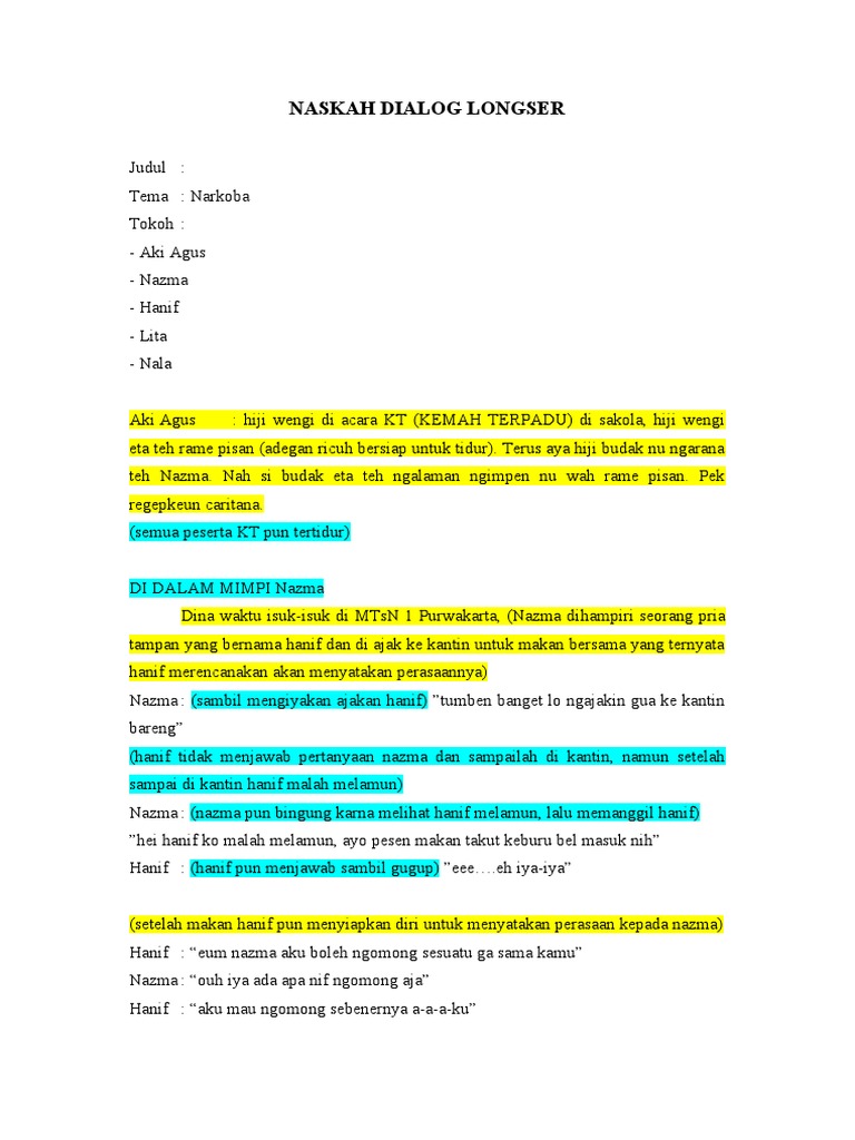 Naskah Longser | PDF