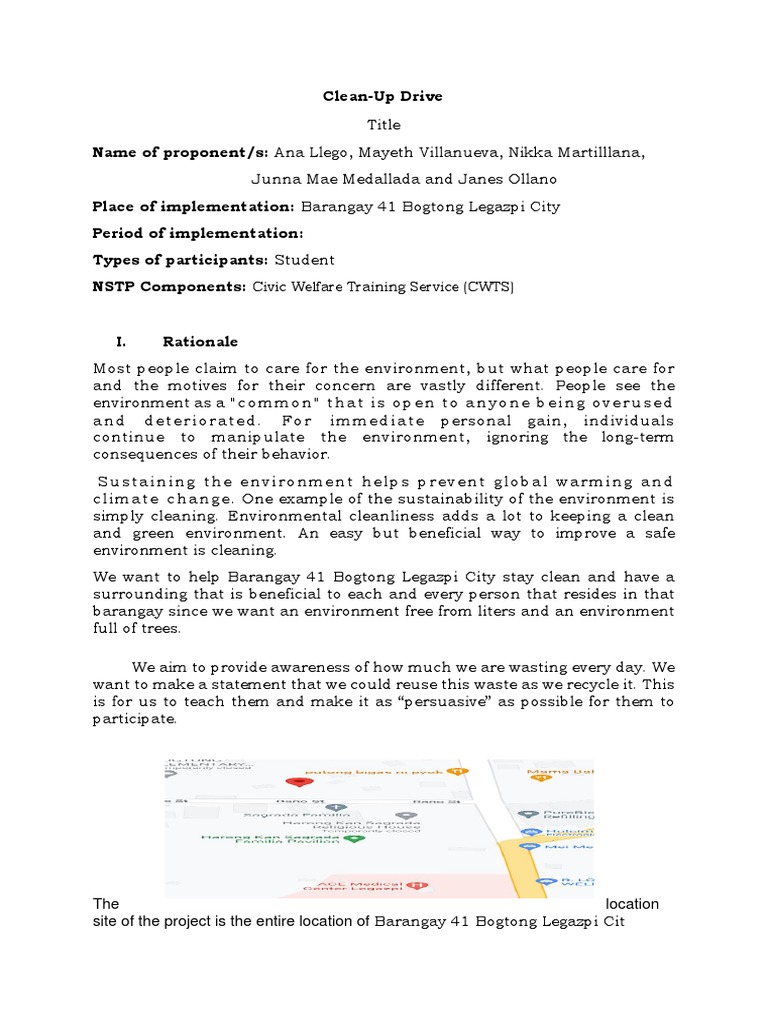 Project Proposal | PDF | Sustainability | Environment