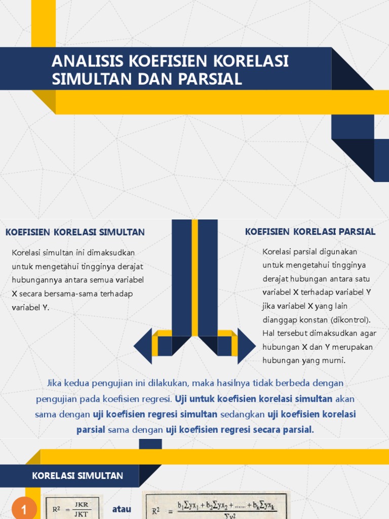Analisis Korelasi Linier Simultan Dan Parsial | PDF