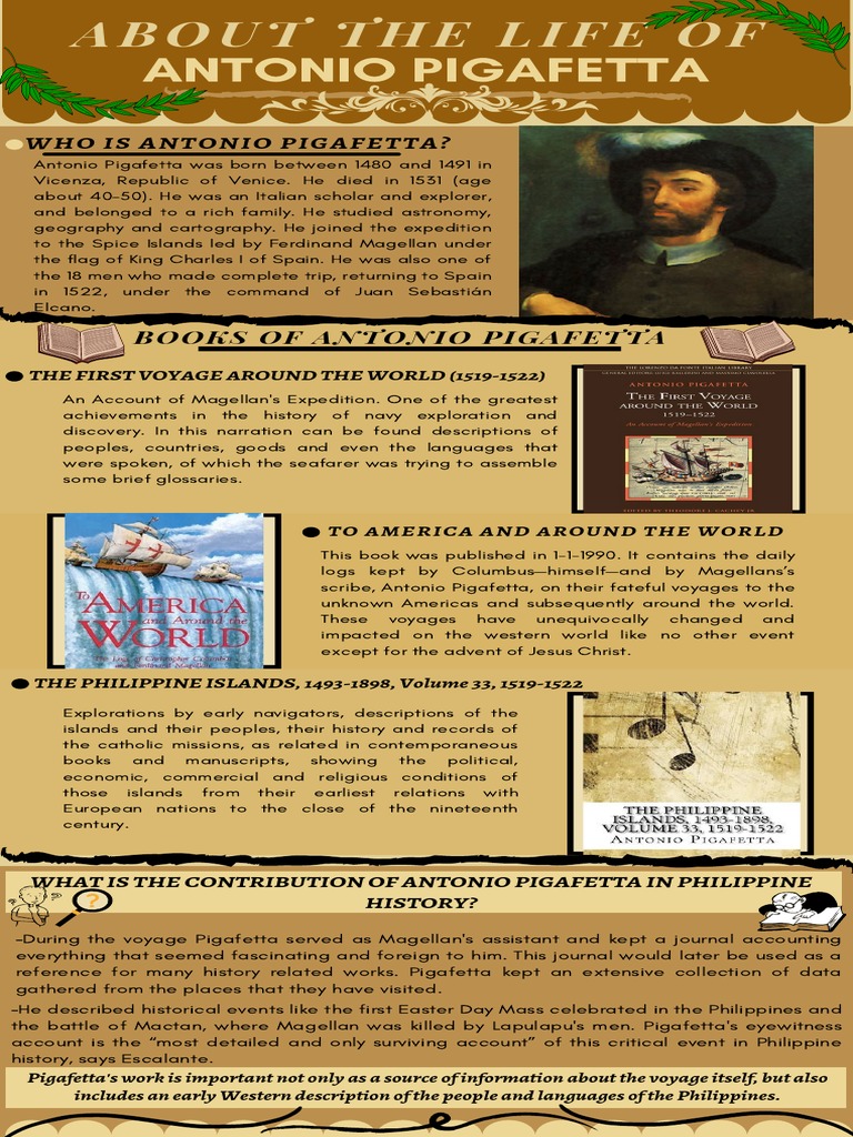 Books of Antonio Pigafetta | PDF | Exploration | Age Of Discovery