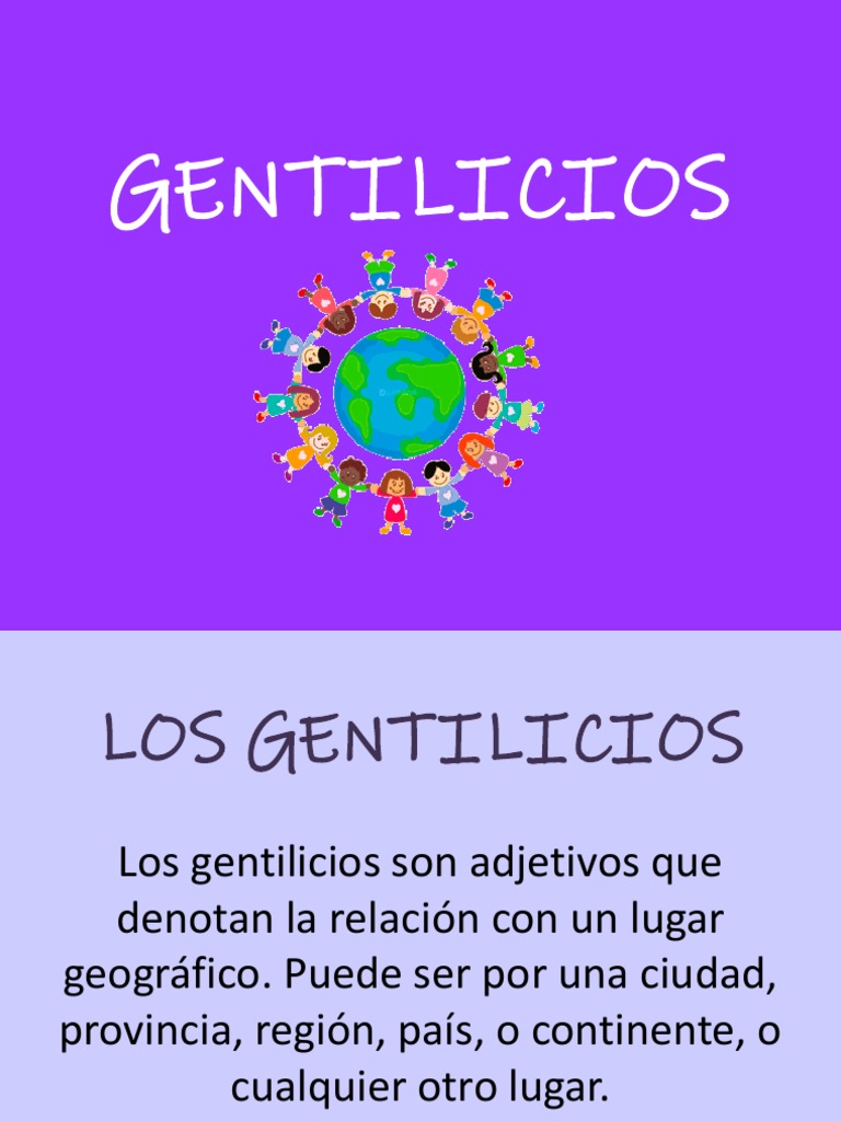 Gentilicios Clase de Español | PDF | Honduras | El Salvador
