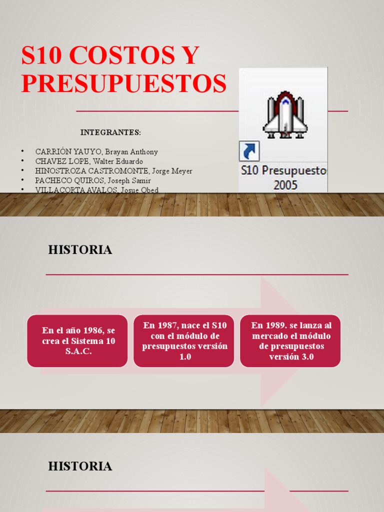 S10 Costos y Presupuestosss | PDF | Presupuesto | Software