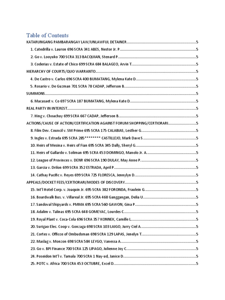 Rem Case Digest | PDF | Lawsuit | Complaint