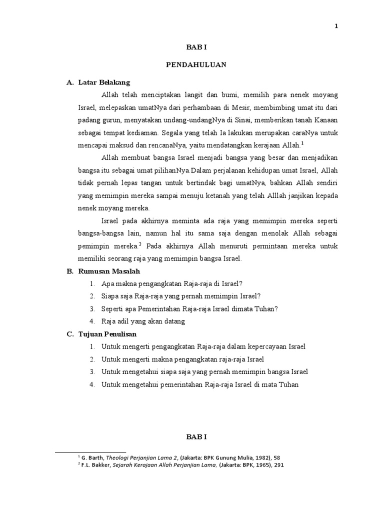 RAJA-RAJA ISRAEL | PDF