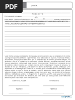 Formato Carta Poder (Editable) 1 | PDF