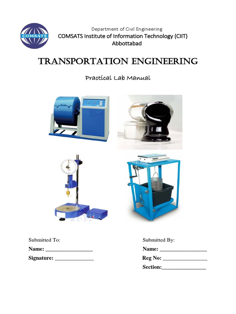 Highway Engineering Lab Manual | Download Free PDF | Laboratories | Asphalt