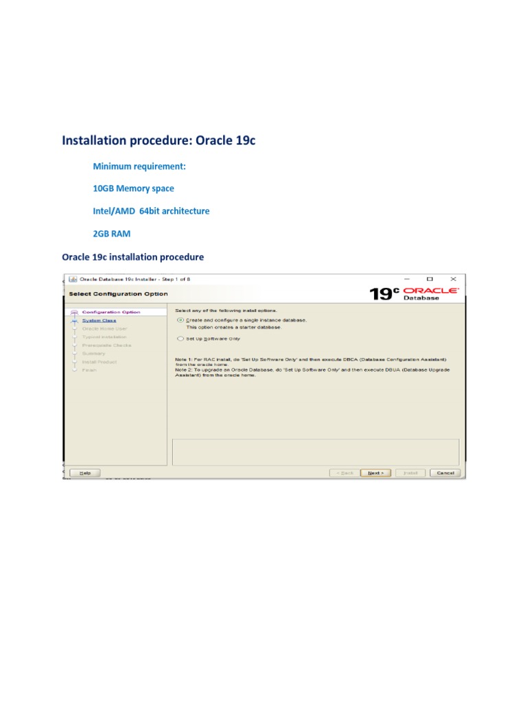 Installation Procedure | PDF