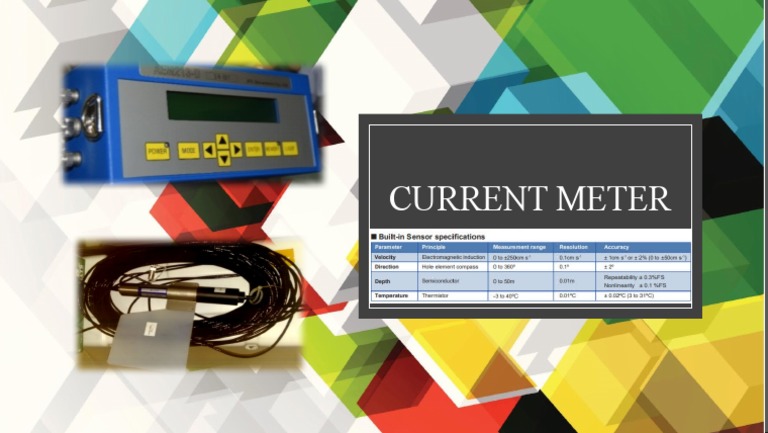 Current Meter | PDF