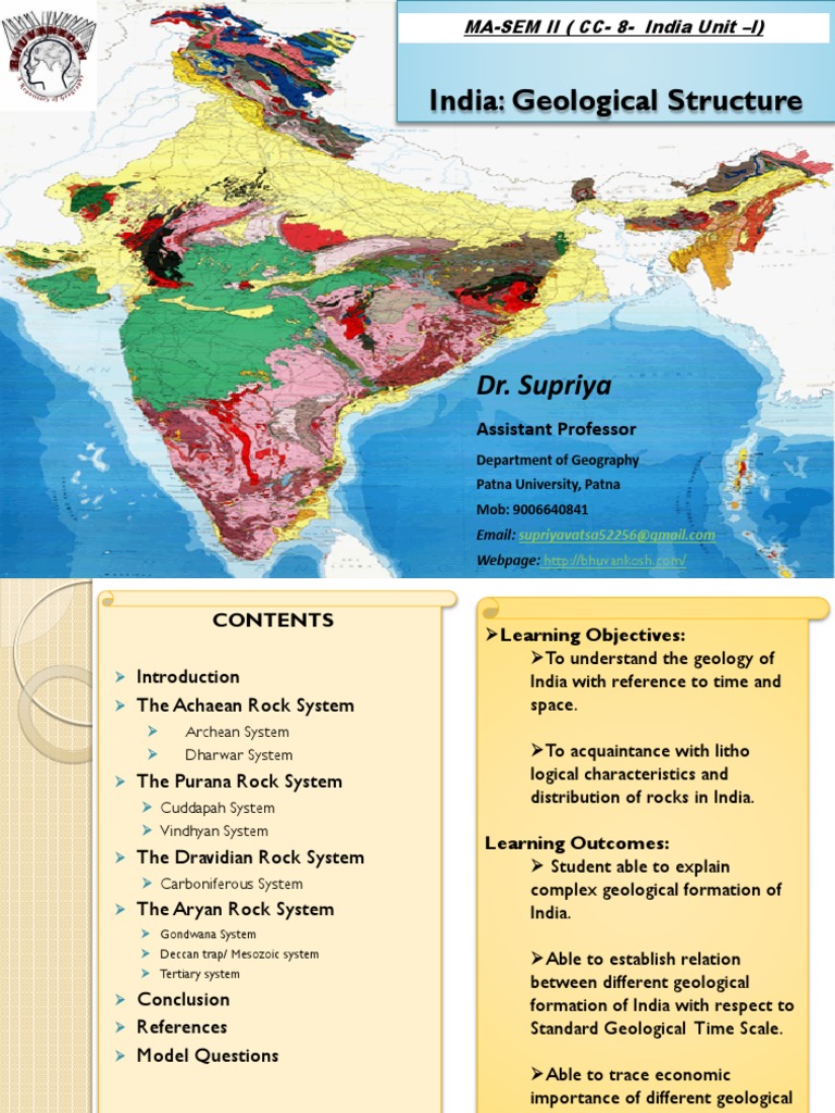 India Geology | PDF | Geologic Time Scale | Rock (Geology)