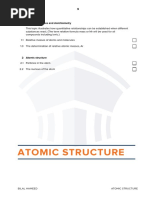 Atomic Structure Questions | PDF | Atoms | Chemistry