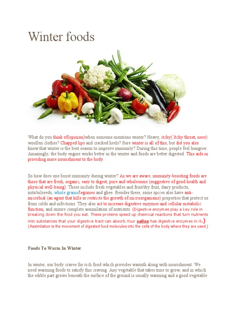 Winter Foods: Whole Grains | PDF | Foods | Digestion