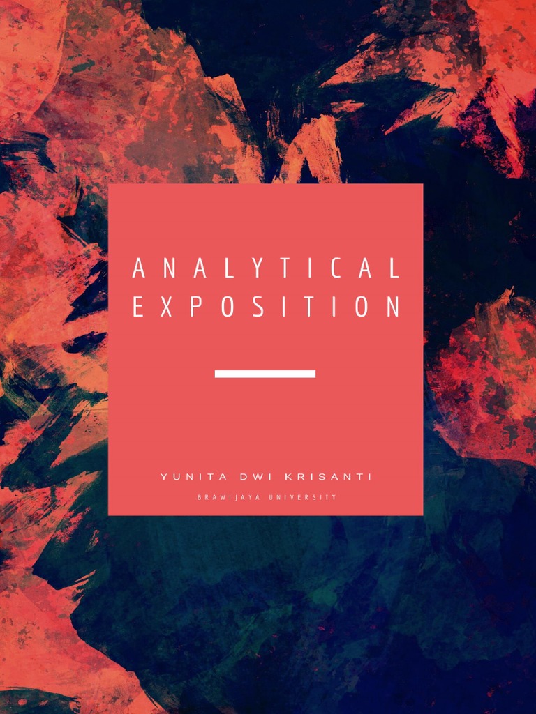 Understanding Analytical Exposition | PDF | Water | Linguistics