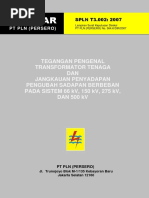 SPLN Trafo Tenaga Bag 2 - Final Dengan Perdir | PDF | Teknologi & Rekayasa