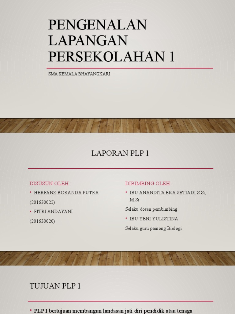 PLP 1 SMA Kemala | PDF | Karier & Perkembangan