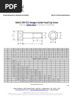 Hexagon Head Bolts ISO 4014 Specifications | PDF