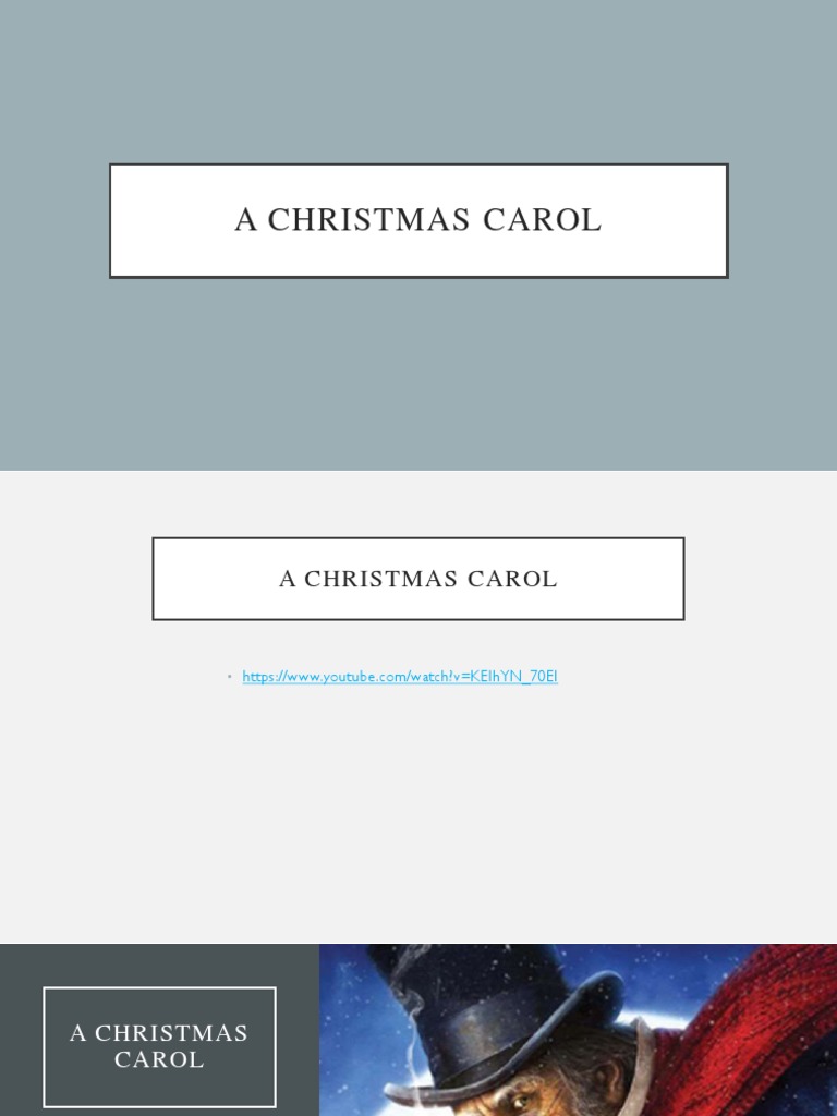 A Christmas Carol | PDF | A Christmas Carol | Ebenezer Scrooge