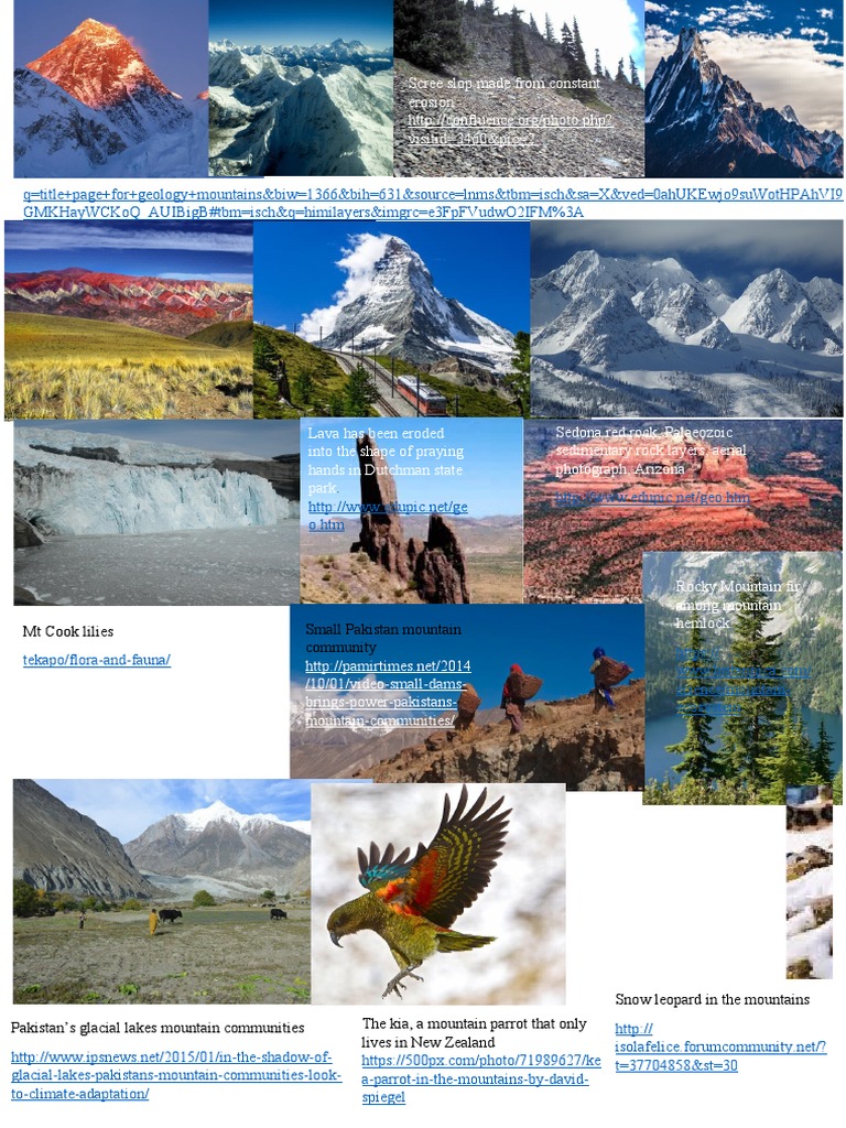 Geology Title Page Term 4 | PDF | Erosion | Glacier