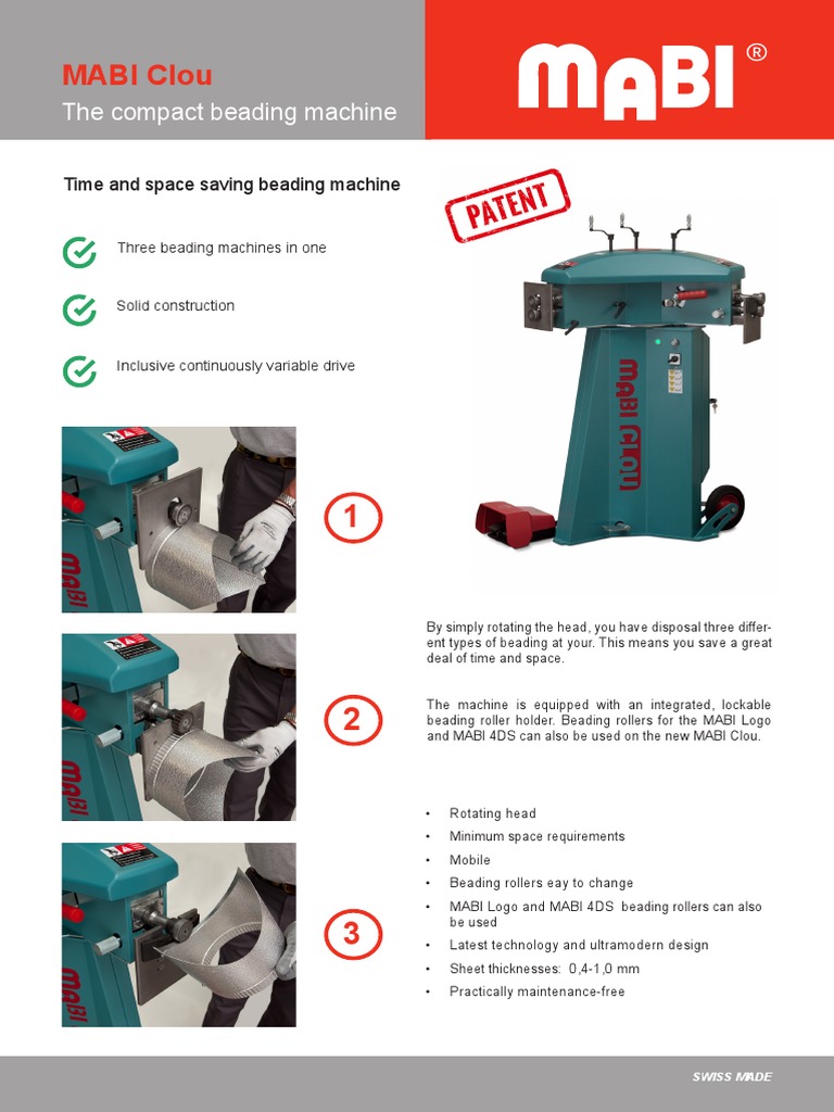 MABI Clou: The Compact Beading Machine | Download Free PDF ...