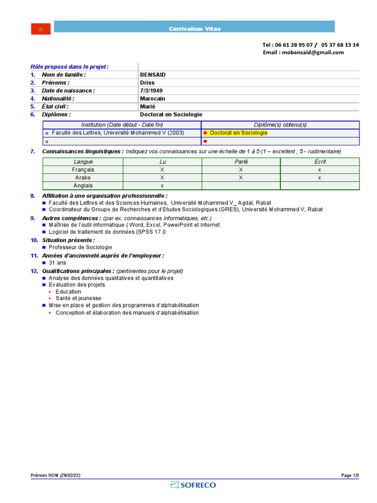 Bensaid Driss - Traité Qual | PDF | Alphabétisation