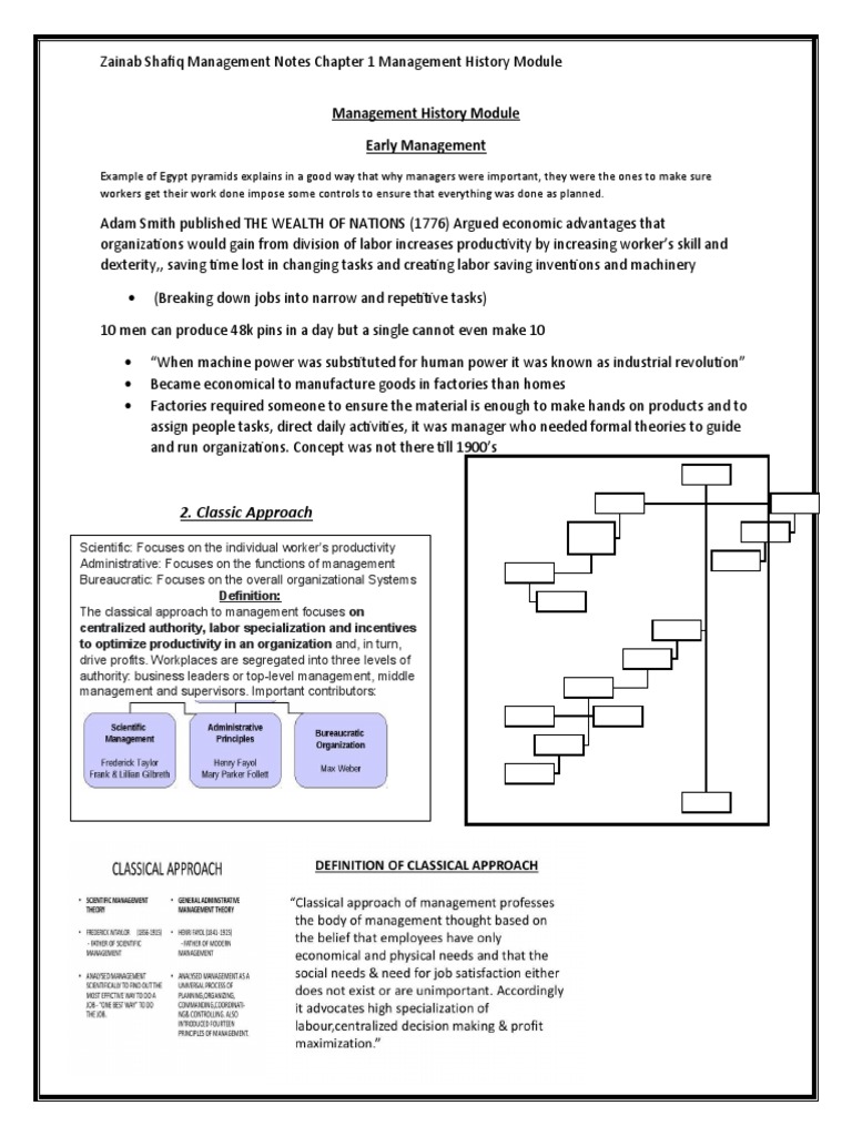 Management History Module | PDF | Strategic Planning | Organizational ...