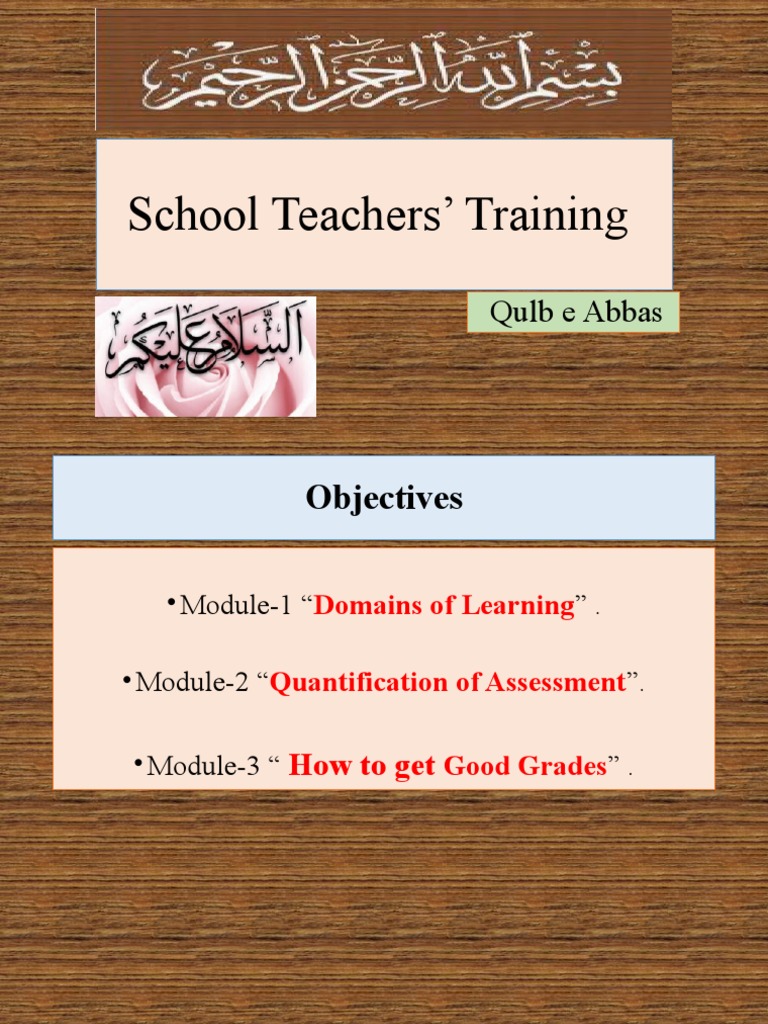 Teacher Training: Learning & Assessment Skills | PDF | Test (Assessment ...