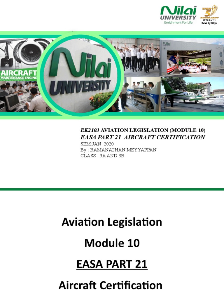 Easa Part 21 | PDF