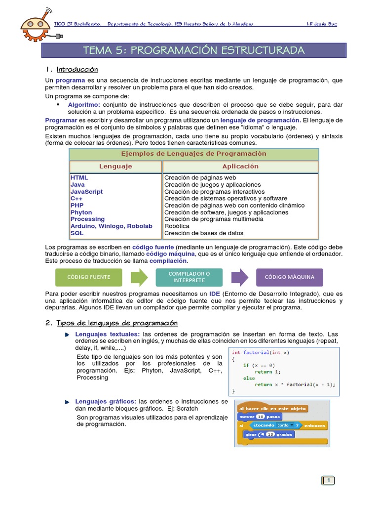 T5 Programacion Estructurada Processing | PDF
