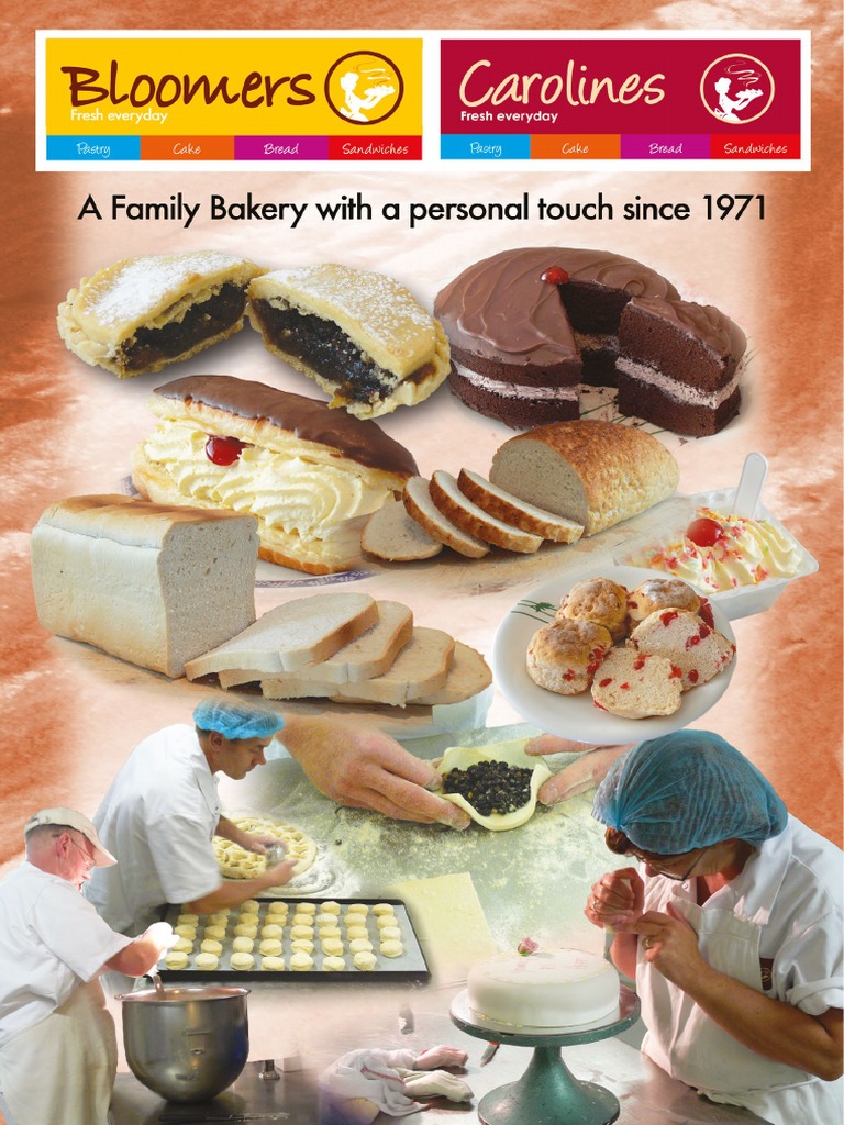 Bloomers Bakery Brochure | PDF | Cakes | Doughnut