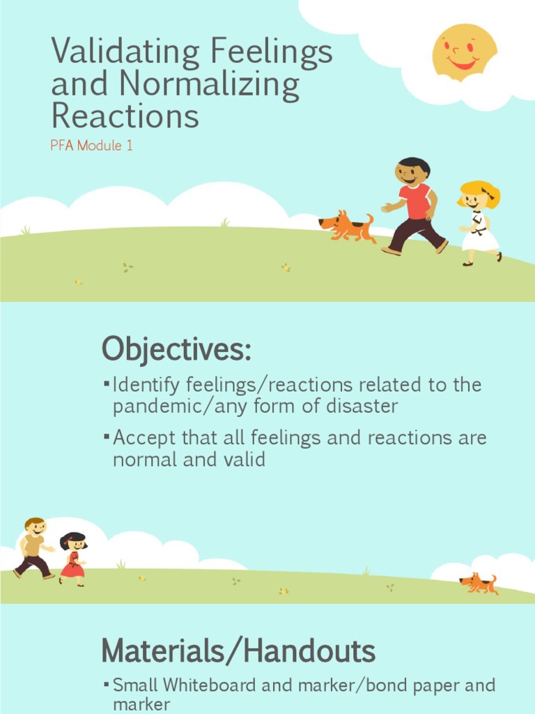 Validating Emotions During Crisis | PDF | Self-Improvement