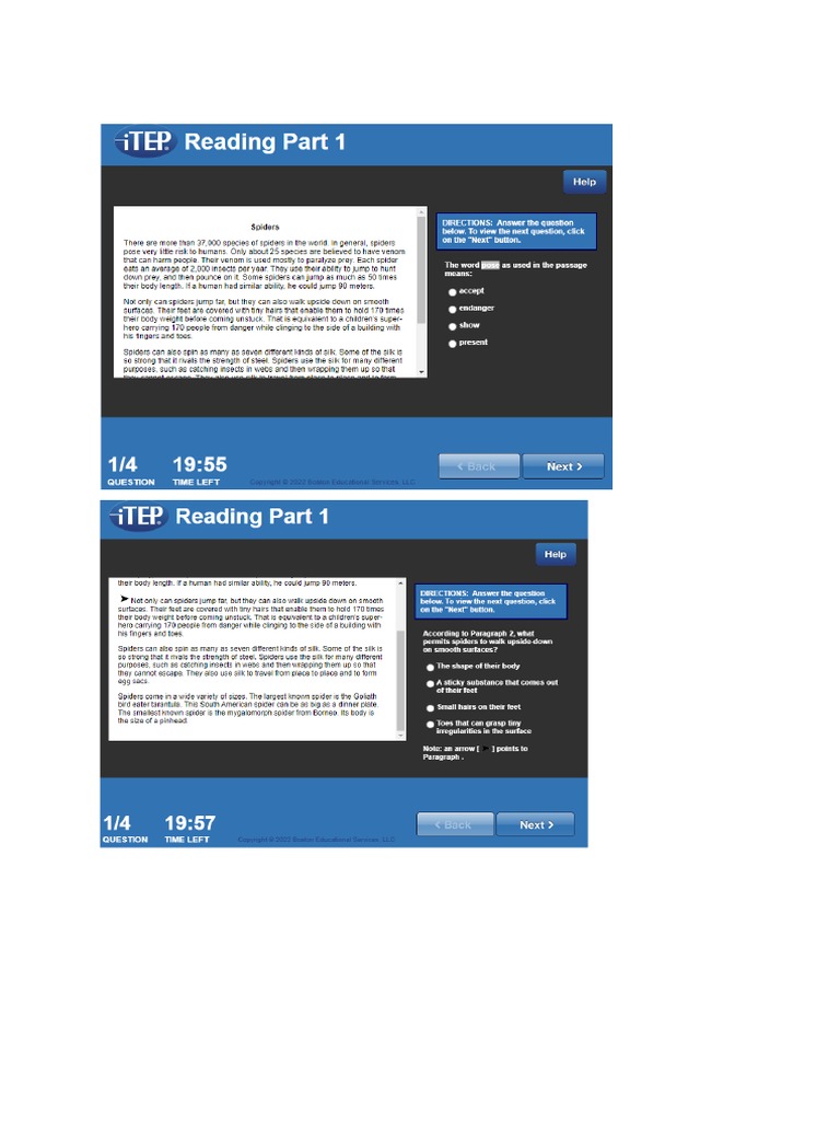 Itep Academic Example | PDF