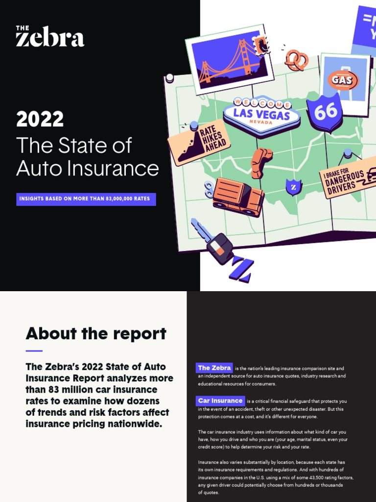The Zebra State of Auto Insurance Report 2022 | PDF | Vehicle Insurance ...