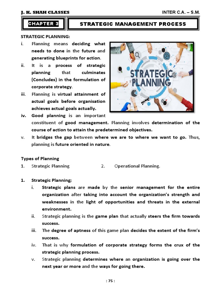 Strategic Management Process | PDF | Strategic Management | Strategic ...