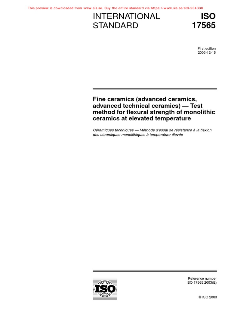 Iso 17565 en PDF | PDF