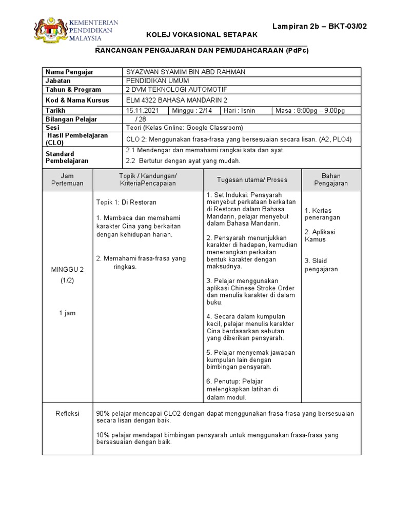 RP Elm 4322 Week 2 | PDF