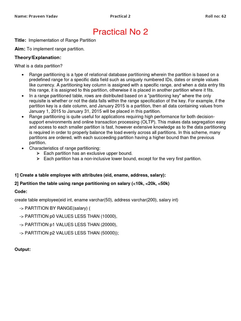 Practical No 2: Title: Aim: Theory/Explanation | PDF | Computer Science ...