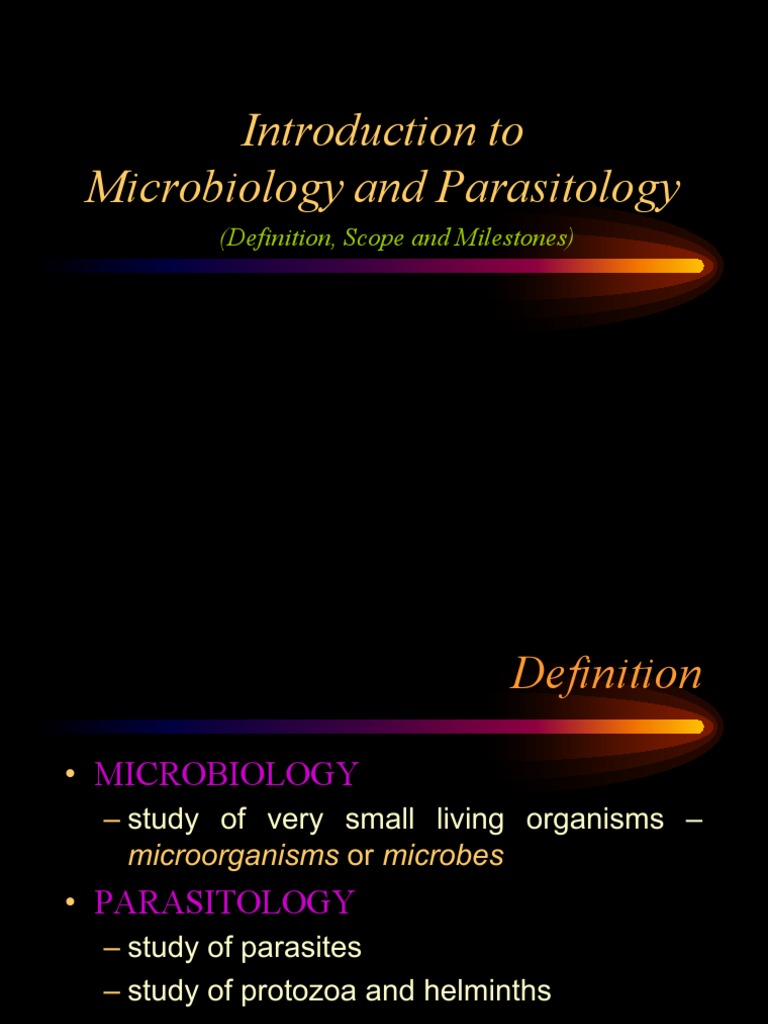 Introduction To Microbiology and Parasitology | PDF | Microbiology | Microorganism