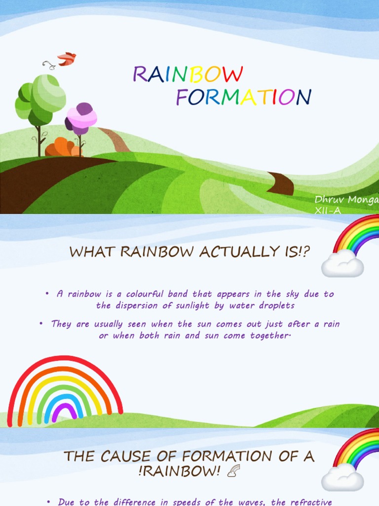 Rainbow Formation | PDF | Rainbow | Refraction