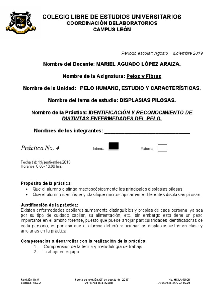 Practicas 4 y 5 2019 | PDF | Laboratorios