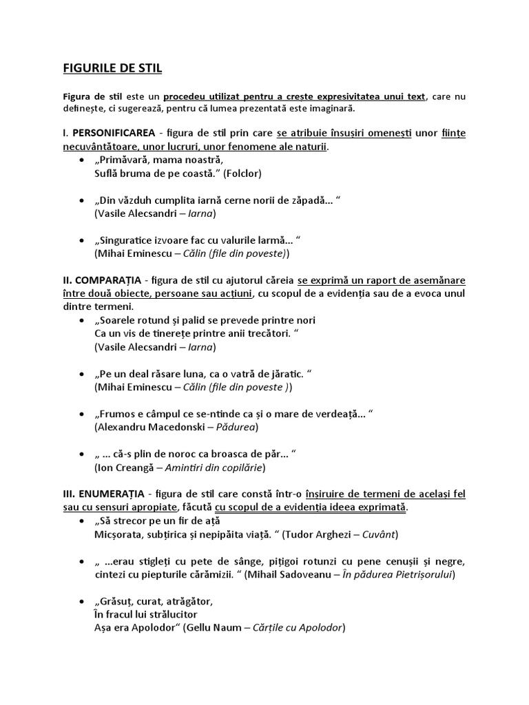 Figurile de Stil | PDF