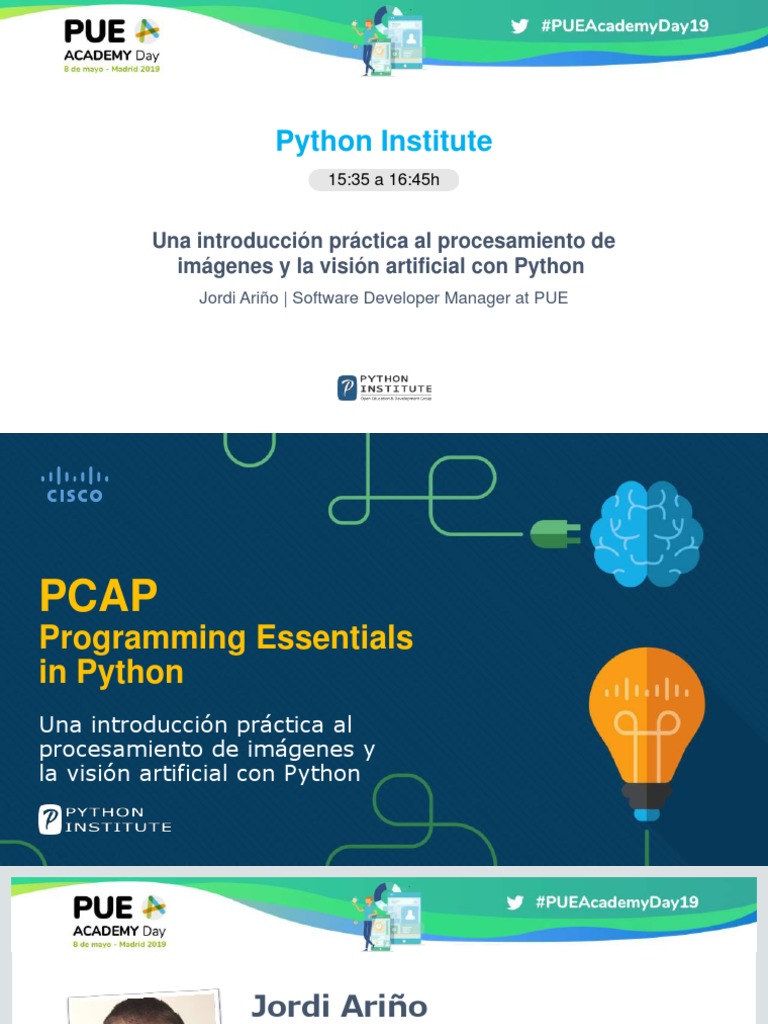 Presentacion Python Pueacademy | PDF | Python (lenguaje de programación) | Programación de ...
