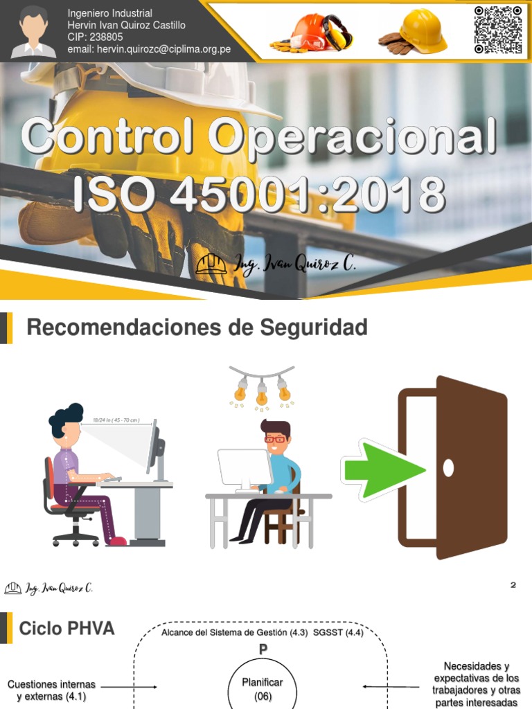 Control Operacional ISO 45001 | PDF | Diseño | Comunicación