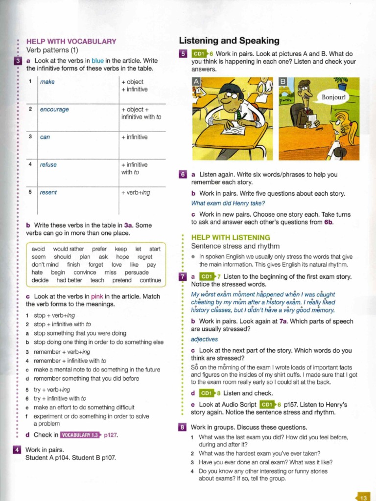 F2F - Listening and Speaking (Page 13) | PDF