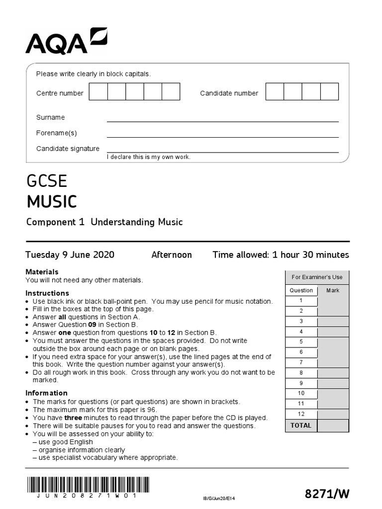 Music - Gcse | PDF | Choir | Orchestras